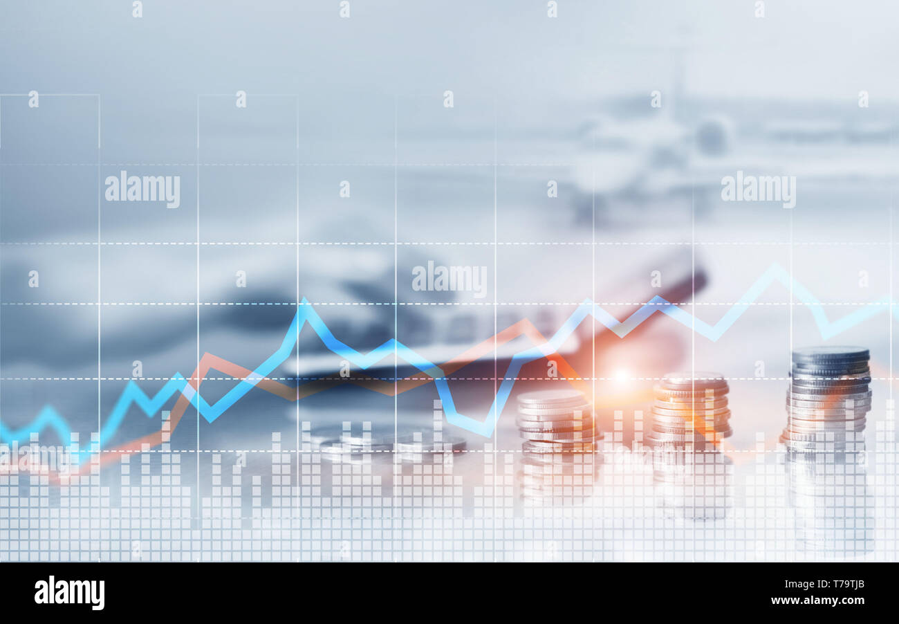 Gold market graph stock hi-res stock photography and images - Alamy