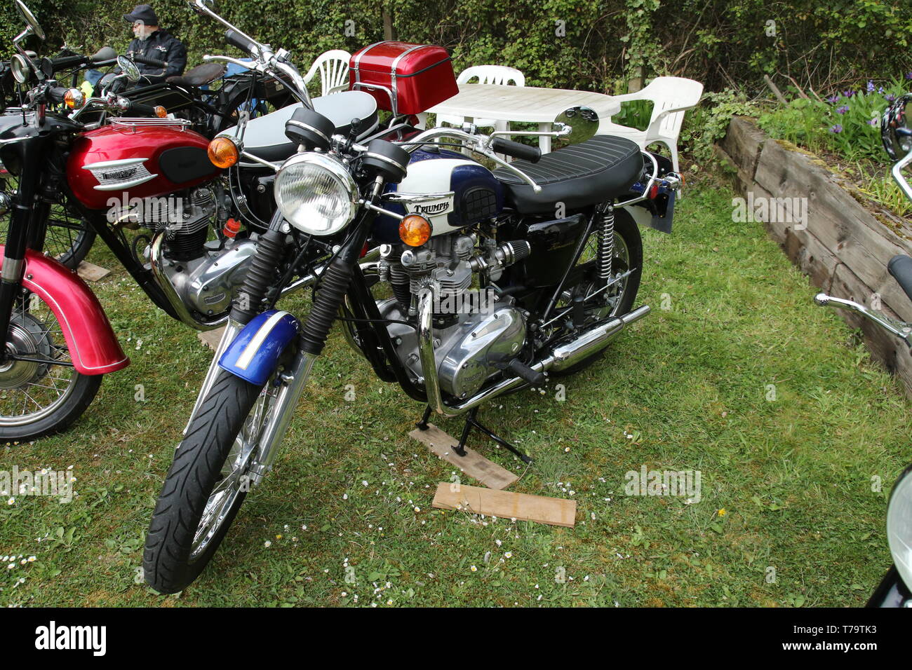 Elland Mill Rochdale Lancashire UK - Vintage Bike Show May Bank Holiday ...