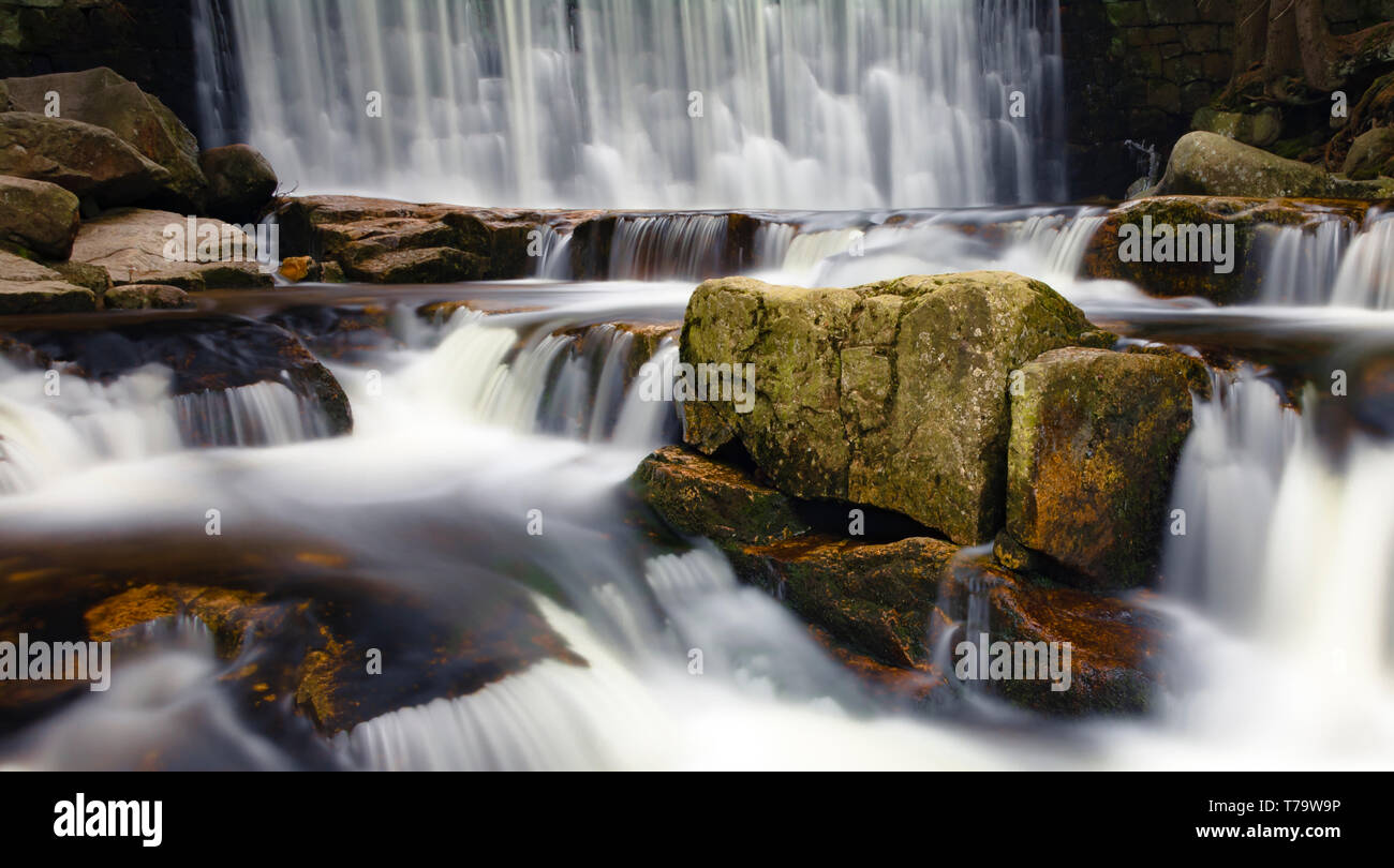 Mountain waterfall landscape hi-res stock photography and images - Alamy