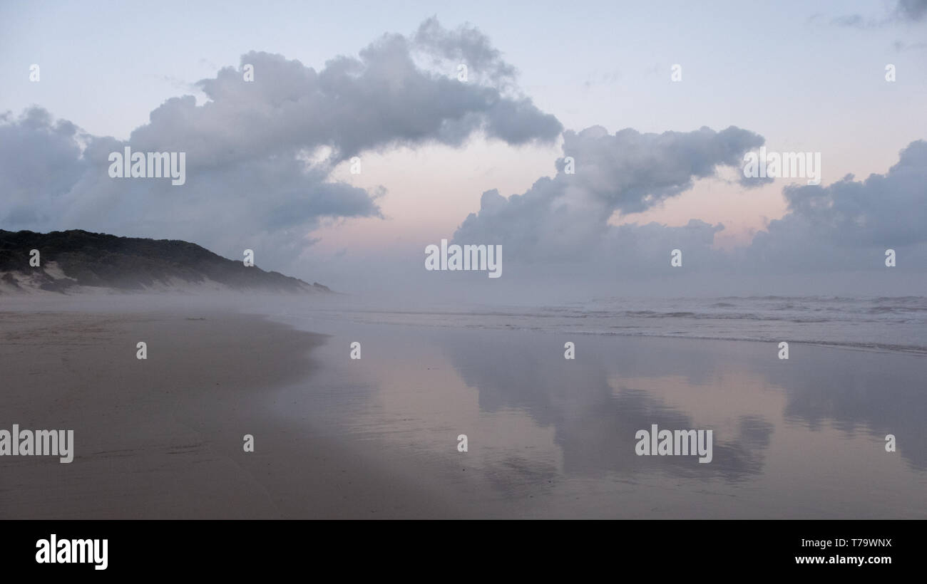 Morgan Bay beach at sunset, Sunshine Coast, Eastern Cape, South Africa ...