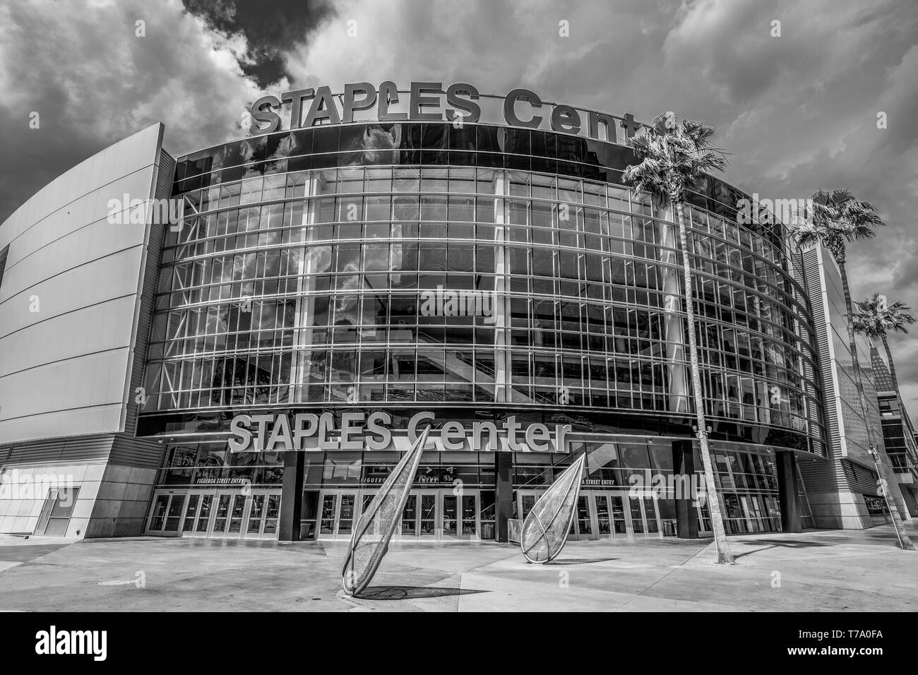 Staples Center at Downtown Los Angeles - CALIFORNIA, USA - MARCH 18 ...