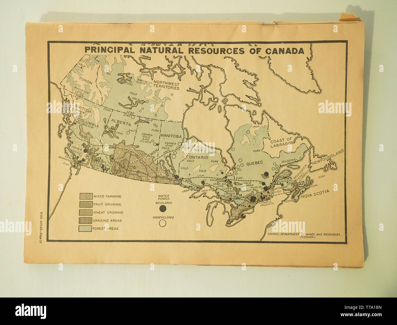 Natural Resources Map For Kids