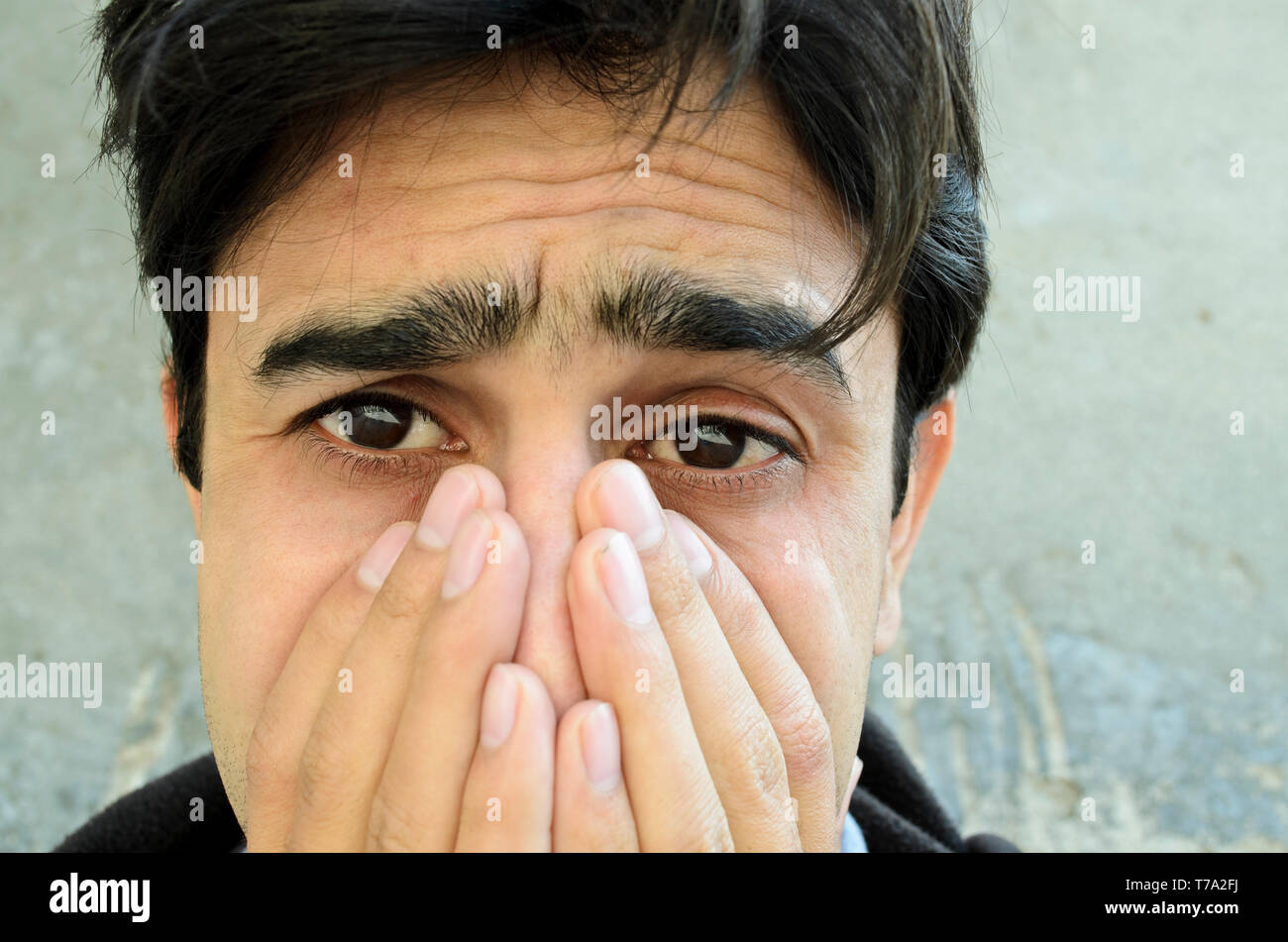 Disturbed man hi-res stock photography and images - Alamy