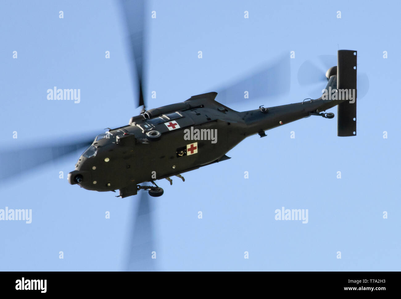 Helicopter hoist extraction hi-res stock photography and images - Alamy