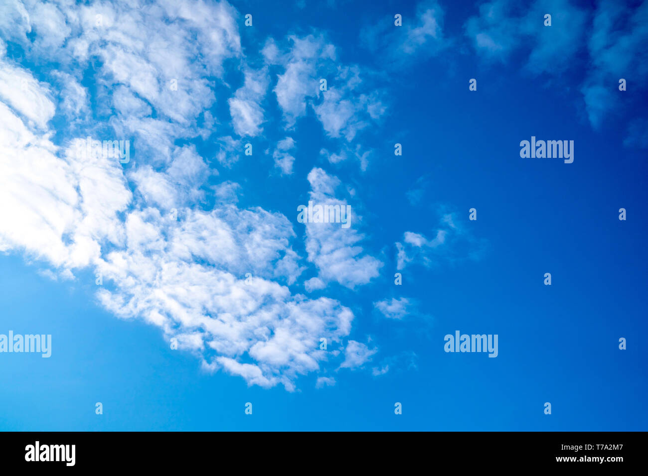 Clearly beautiful blue sky with unique cloud Stock Photo - Alamy