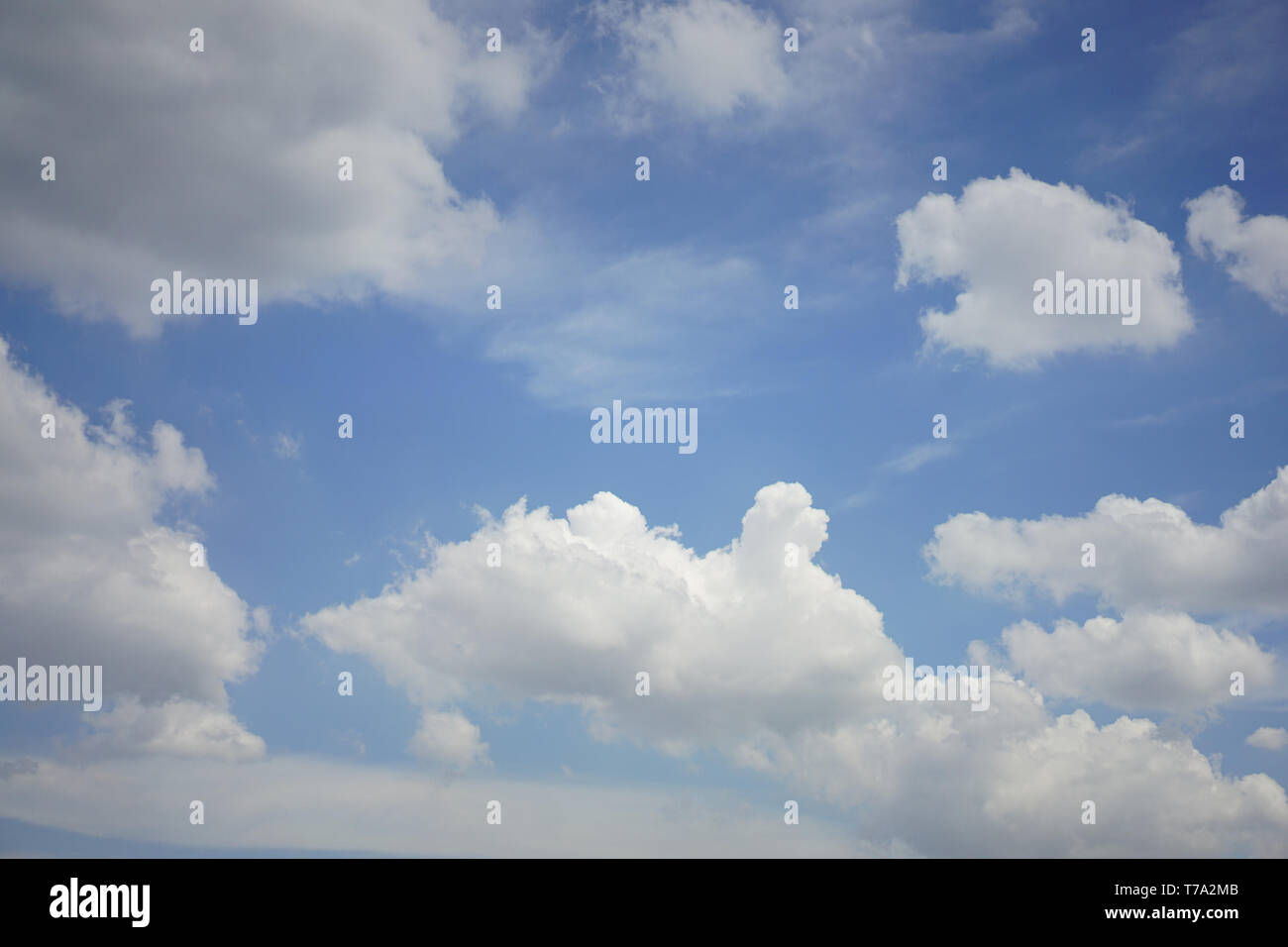Clearly beautiful blue sky with unique cloud Stock Photo - Alamy