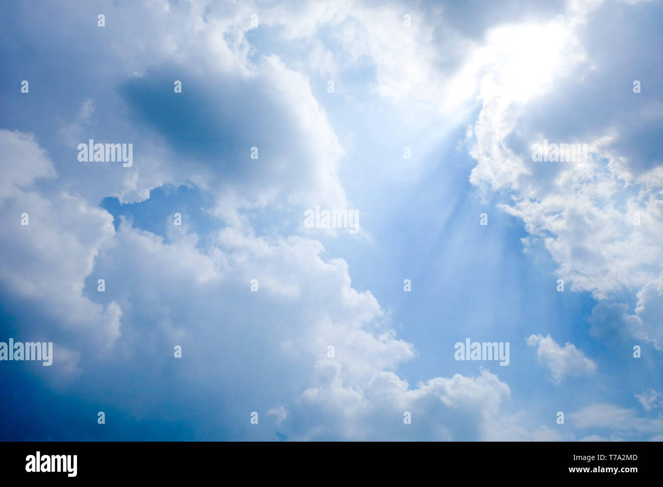 Clearly beautiful blue sky with unique cloud Stock Photo - Alamy