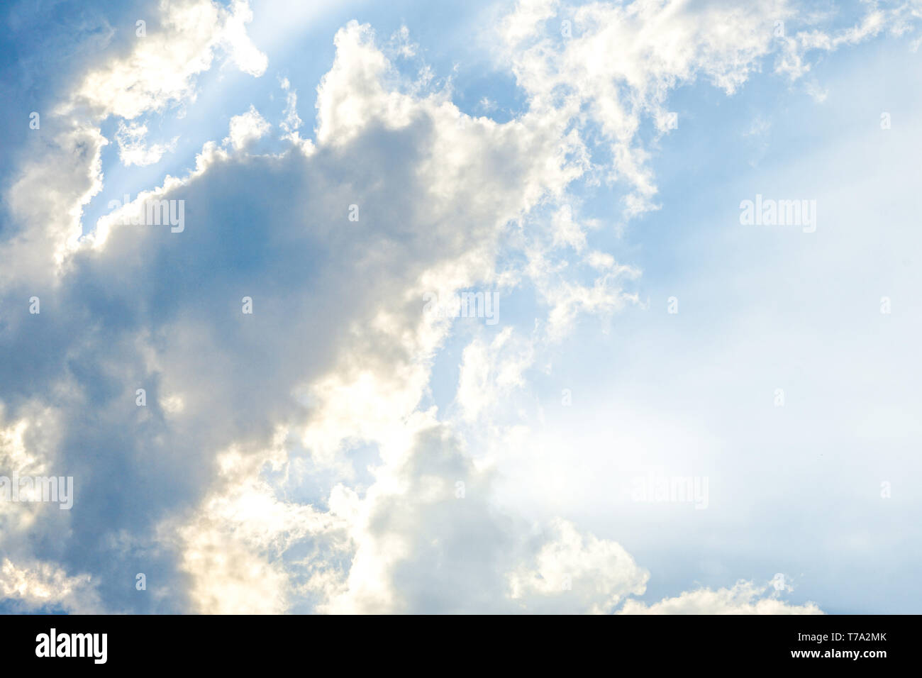 Clearly beautiful blue sky with unique cloud Stock Photo - Alamy