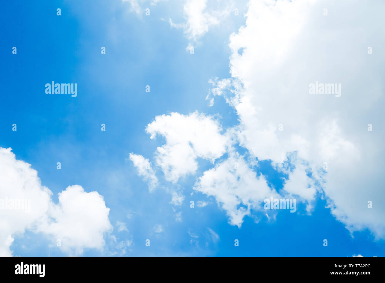 Clearly beautiful blue sky with unique cloud Stock Photo - Alamy