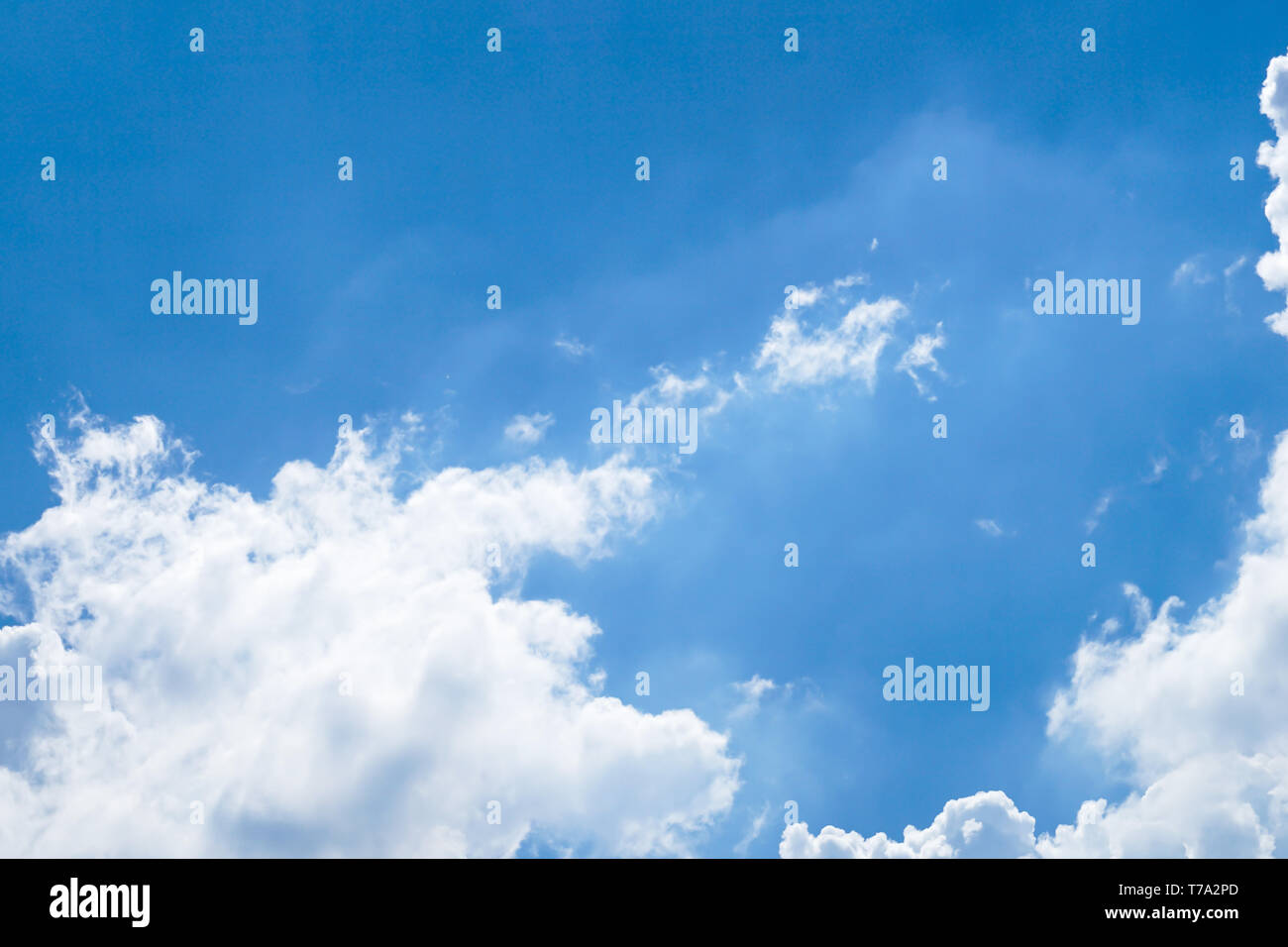 Clearly beautiful blue sky with unique cloud Stock Photo - Alamy
