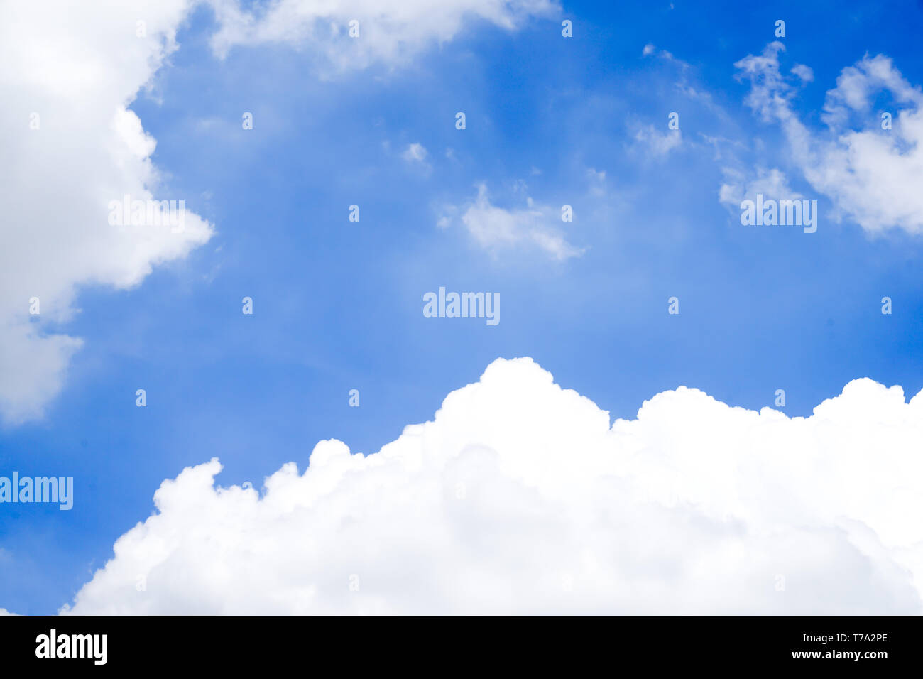 Clearly beautiful blue sky with unique cloud Stock Photo - Alamy