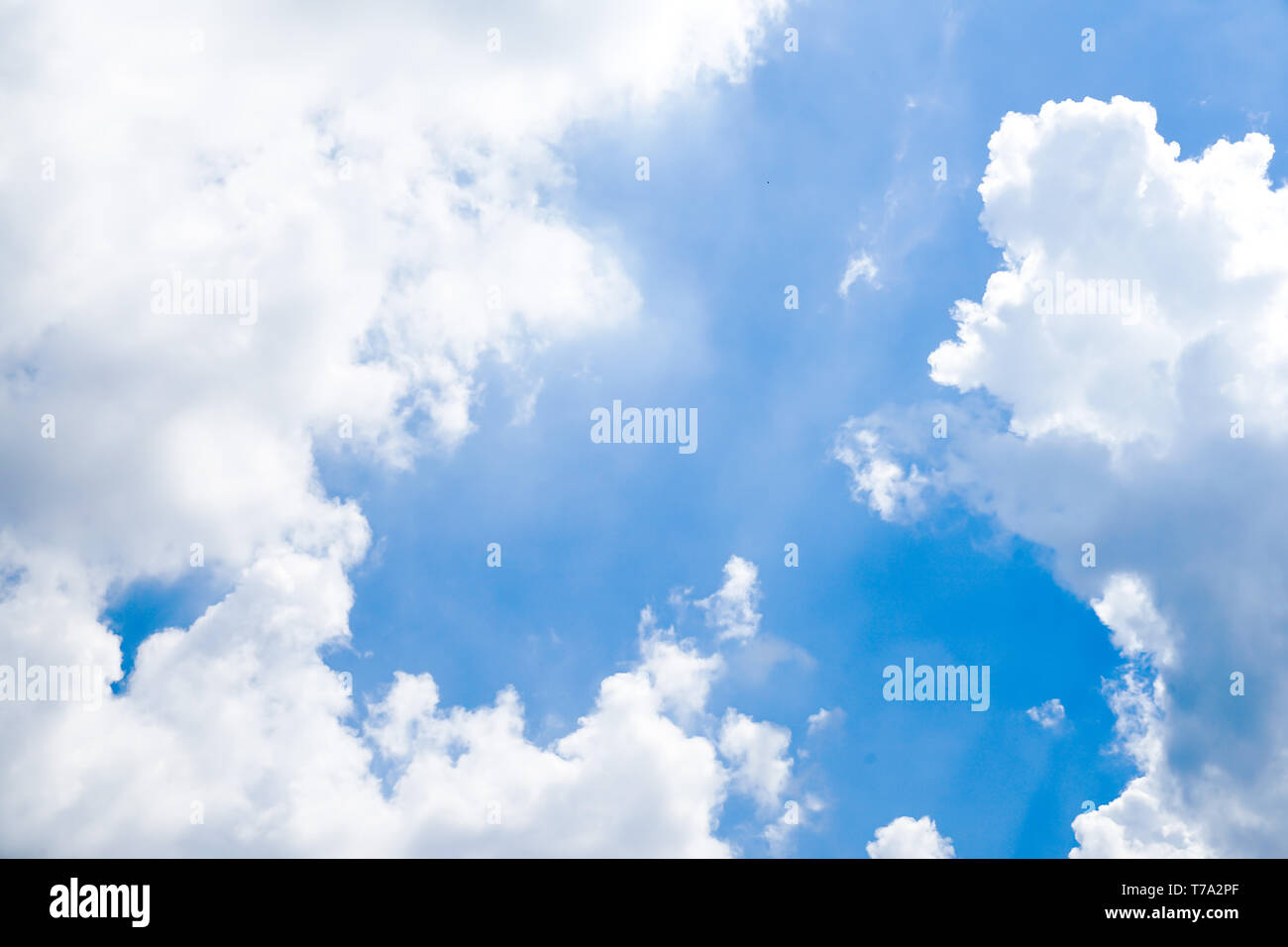 Clearly beautiful blue sky with unique cloud Stock Photo - Alamy