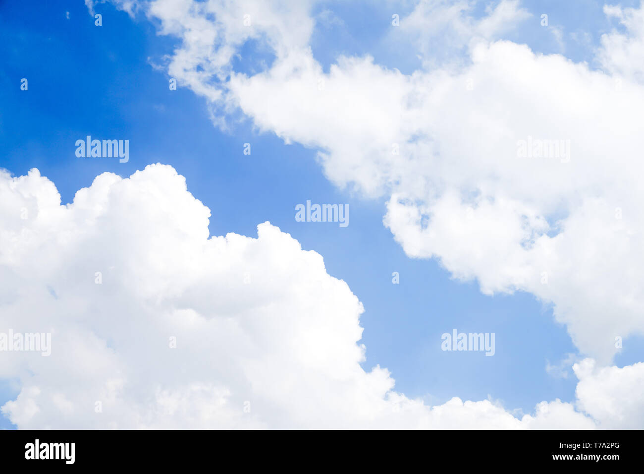 Clearly beautiful blue sky with unique cloud Stock Photo - Alamy