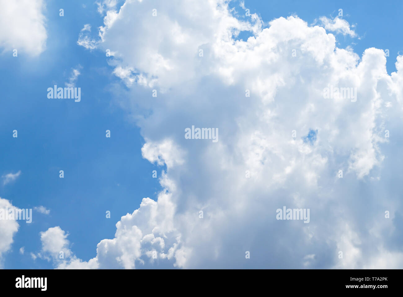 Clearly beautiful blue sky with unique cloud Stock Photo - Alamy