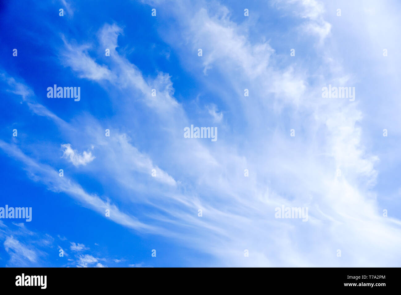 Clearly beautiful blue sky with unique cloud Stock Photo - Alamy