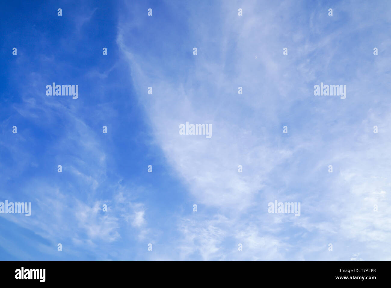 Clearly beautiful blue sky with unique cloud Stock Photo - Alamy