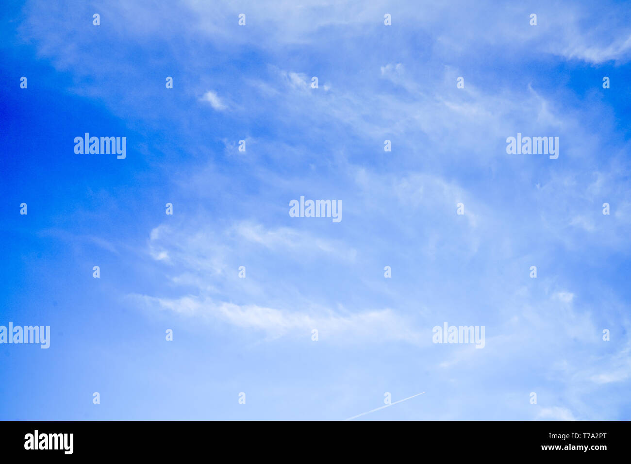 Clearly beautiful blue sky with unique cloud Stock Photo - Alamy