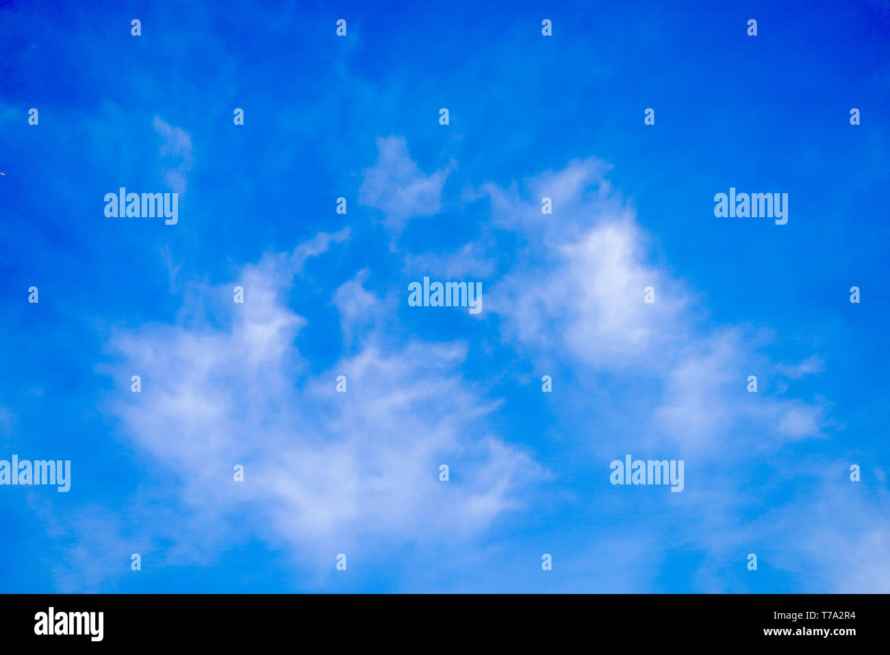 Clearly beautiful blue sky with unique cloud Stock Photo - Alamy