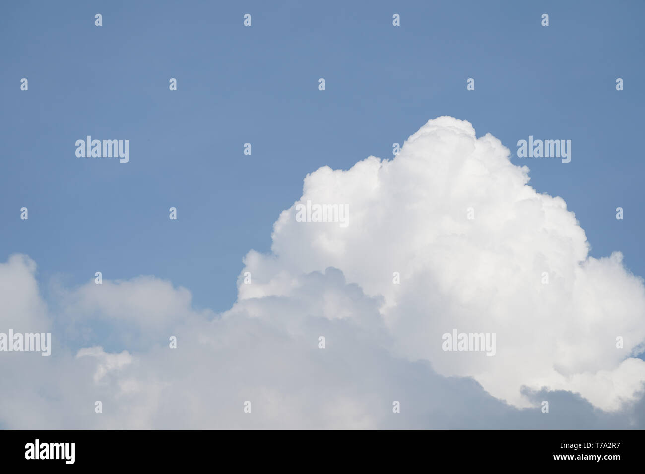 Clearly beautiful blue sky with unique cloud Stock Photo - Alamy
