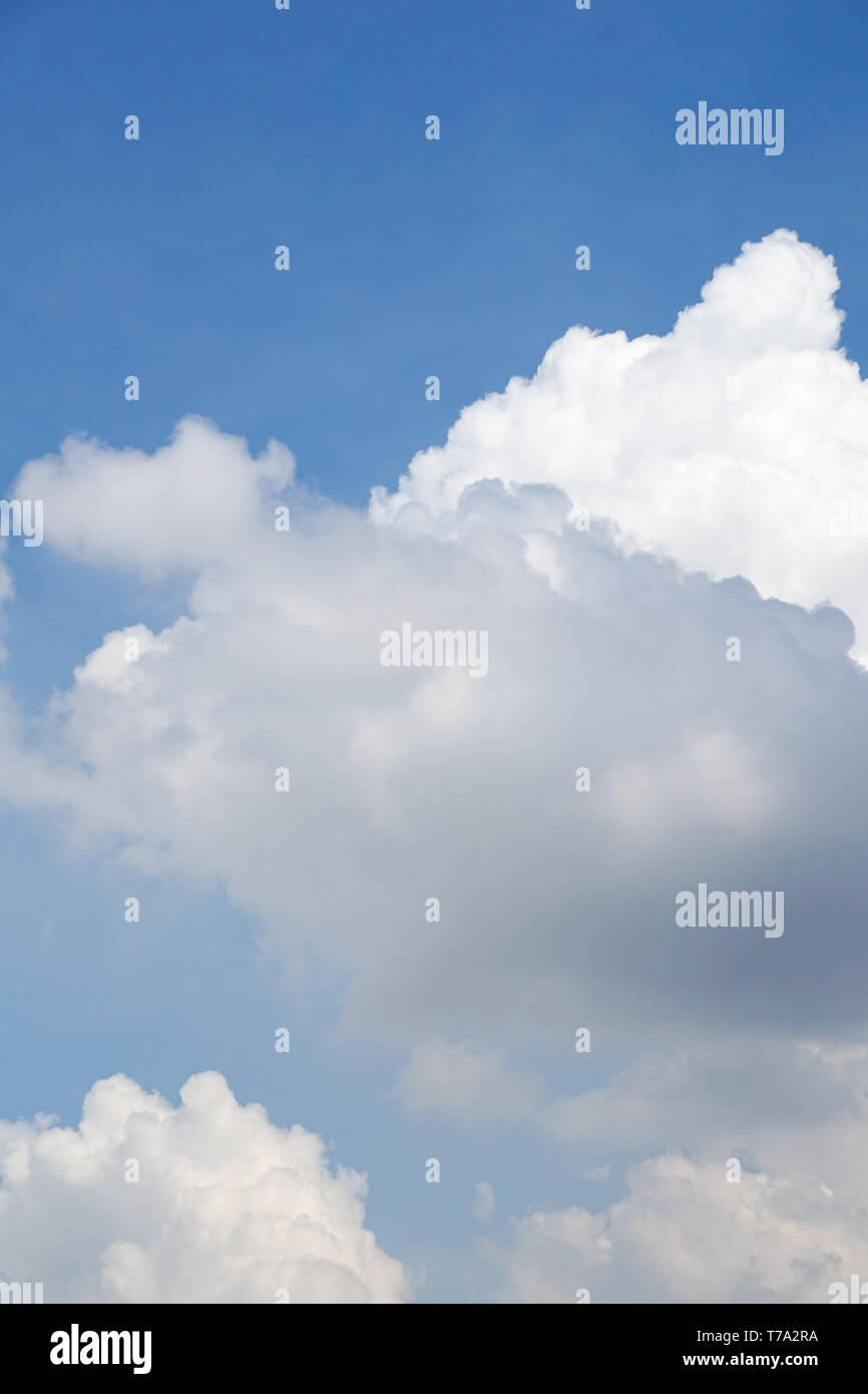 Clearly beautiful blue sky with unique cloud Stock Photo - Alamy