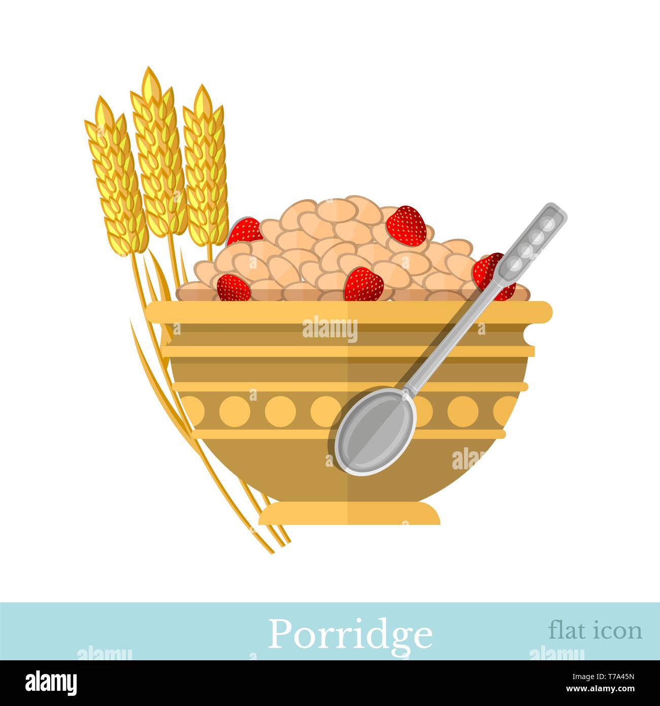 Porridge vector vectors hi-res stock photography and images - Alamy