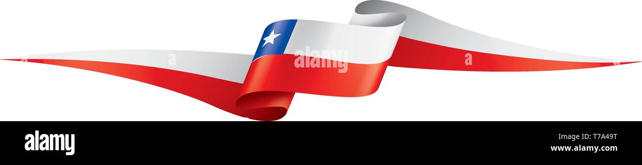 3d waving flag chile Stock Vector Images - Alamy