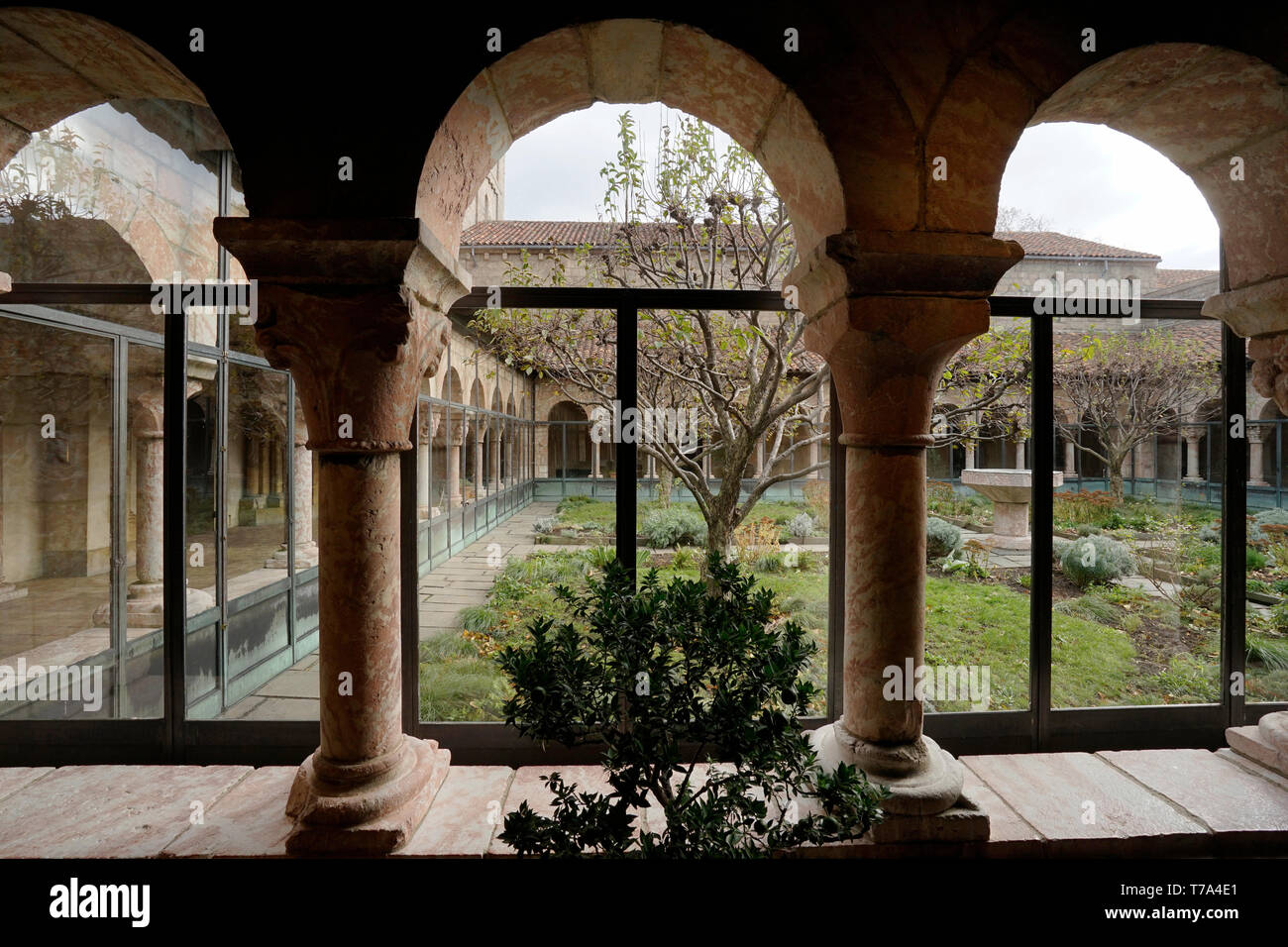 The Judy Black Garden with tower at the Cuxa Cloister.the Cloister ...