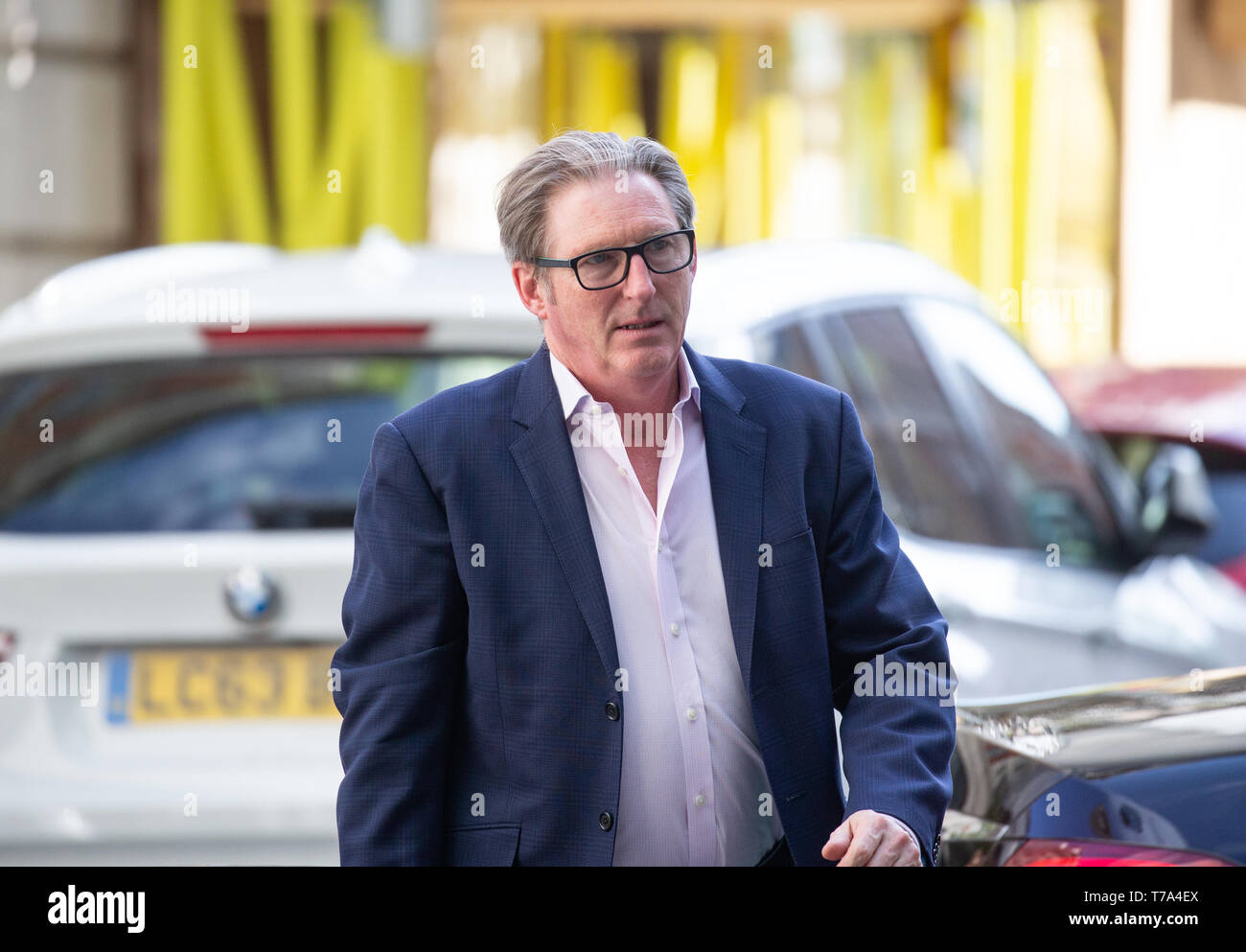Adrian Dunbar, Actor, arrives the BBC Studios in central London to ...