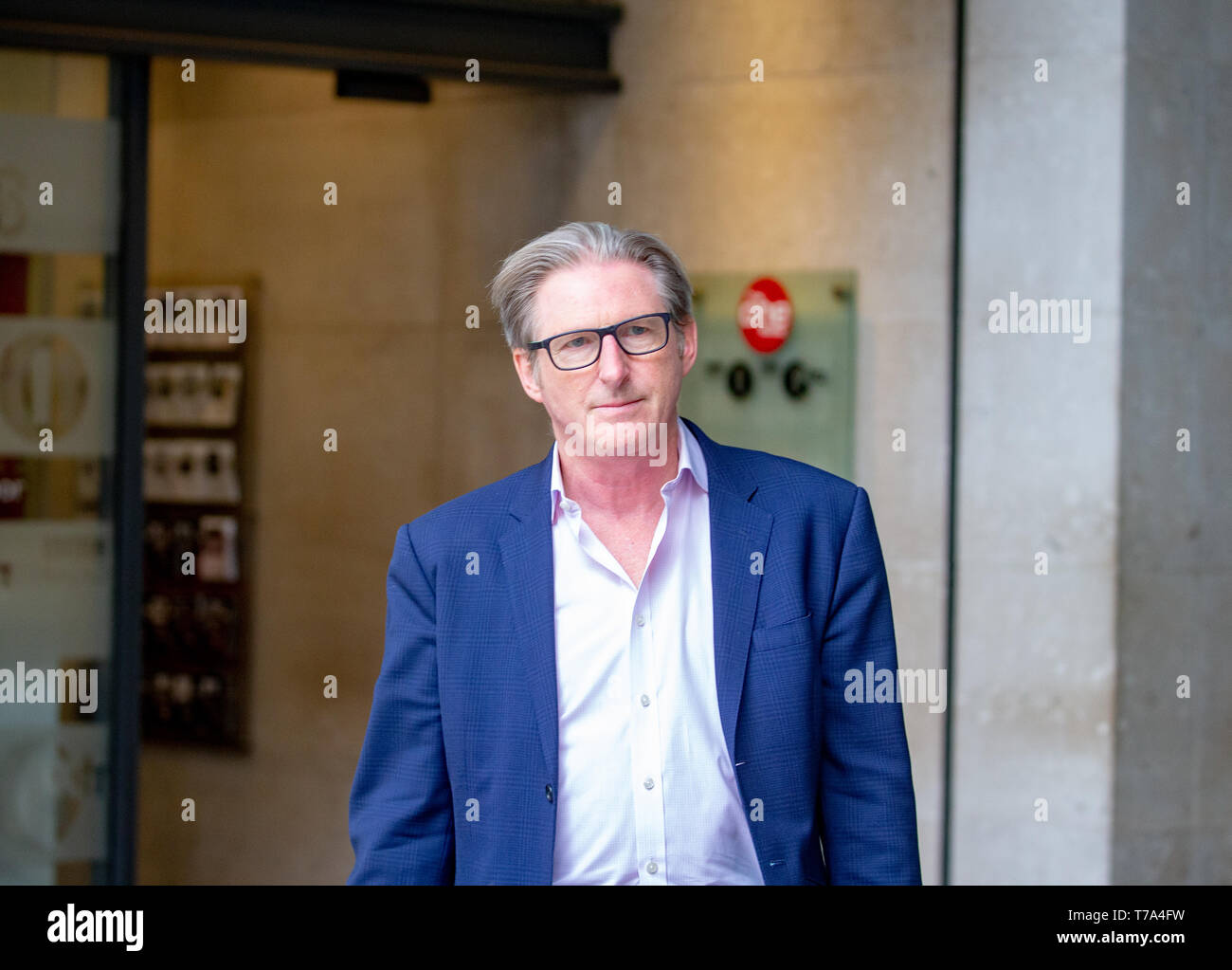 Adrian Dunbar, Actor, leaves the BBC Studios in central London. He ...