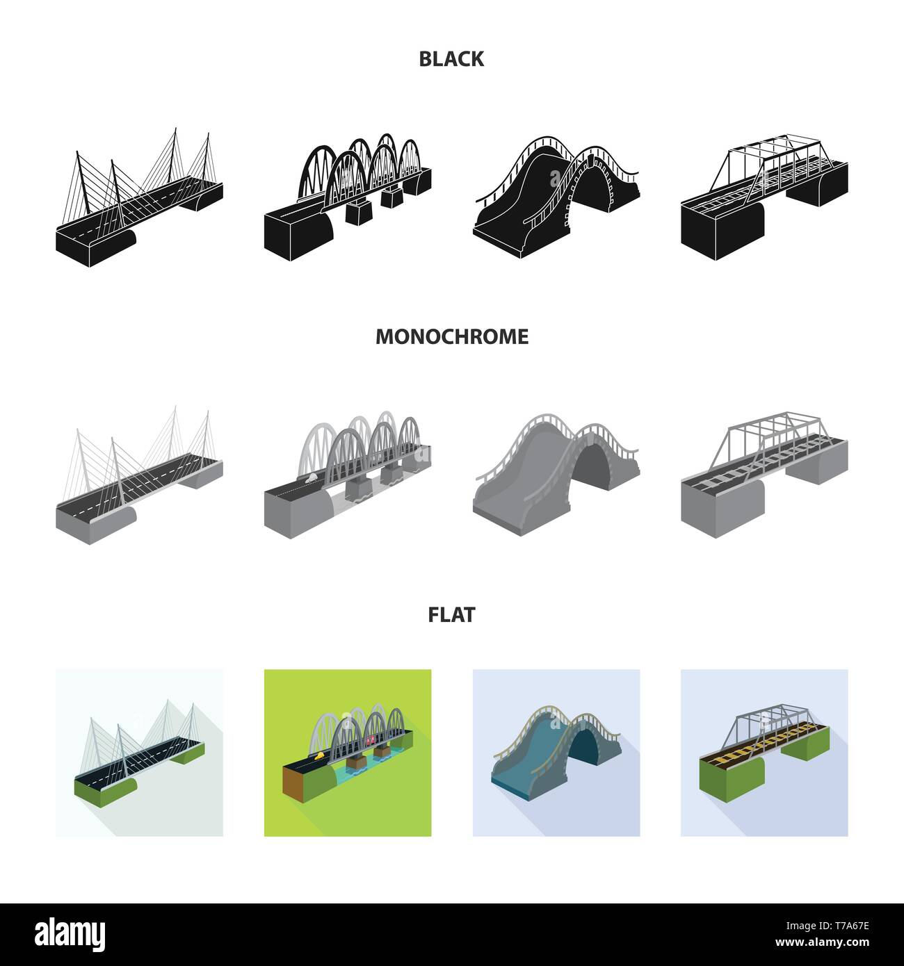 bridge,construction,railway,pedestrian,sea,cable,train,assembled ...