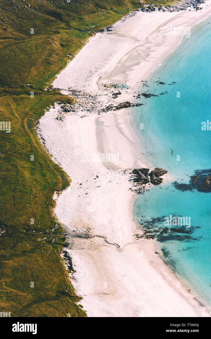 Aerial view calm turquoise water hi-res stock photography and images ...