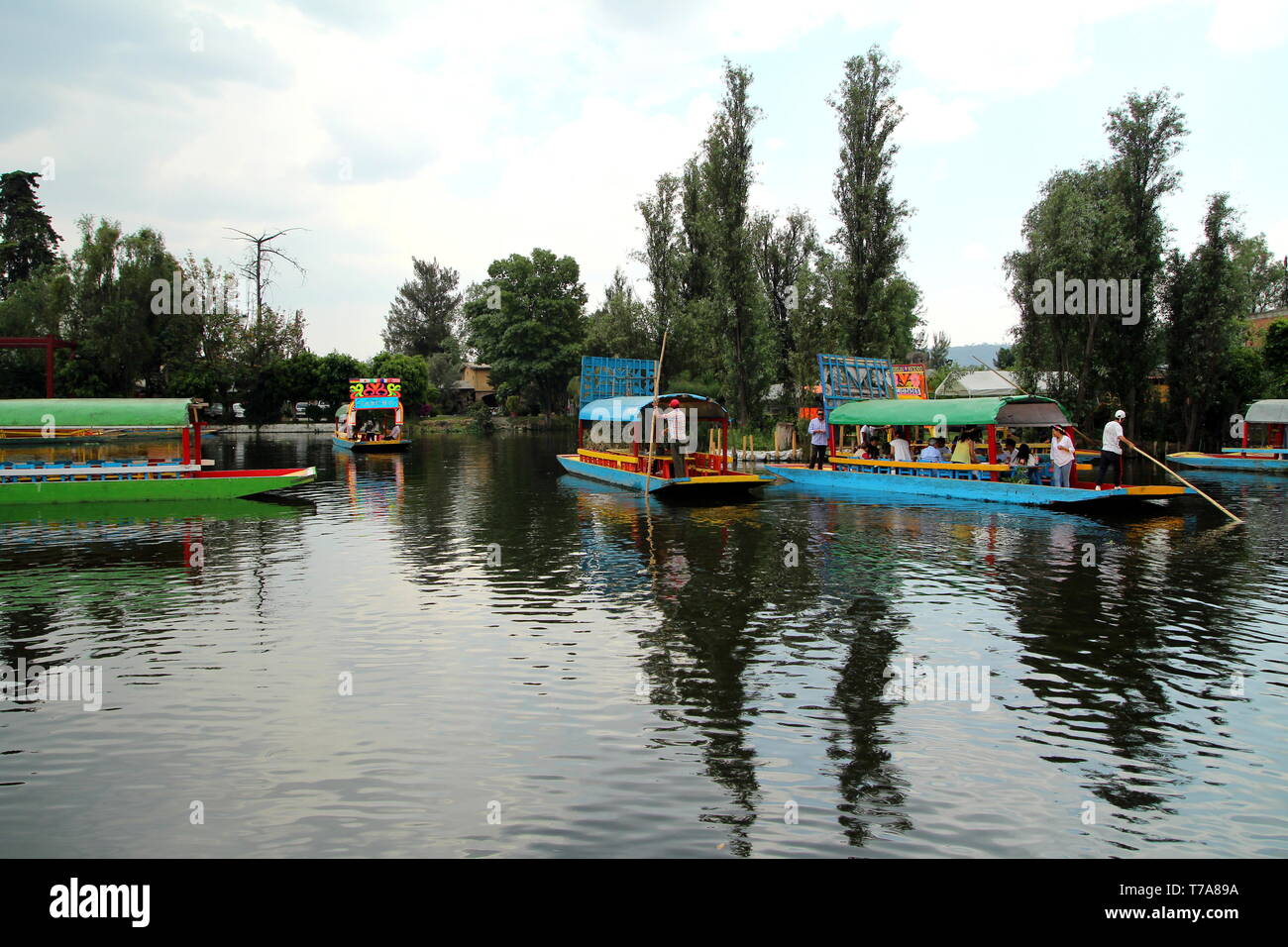 Xochimilco district in Mexico city Stock Photo - Alamy
