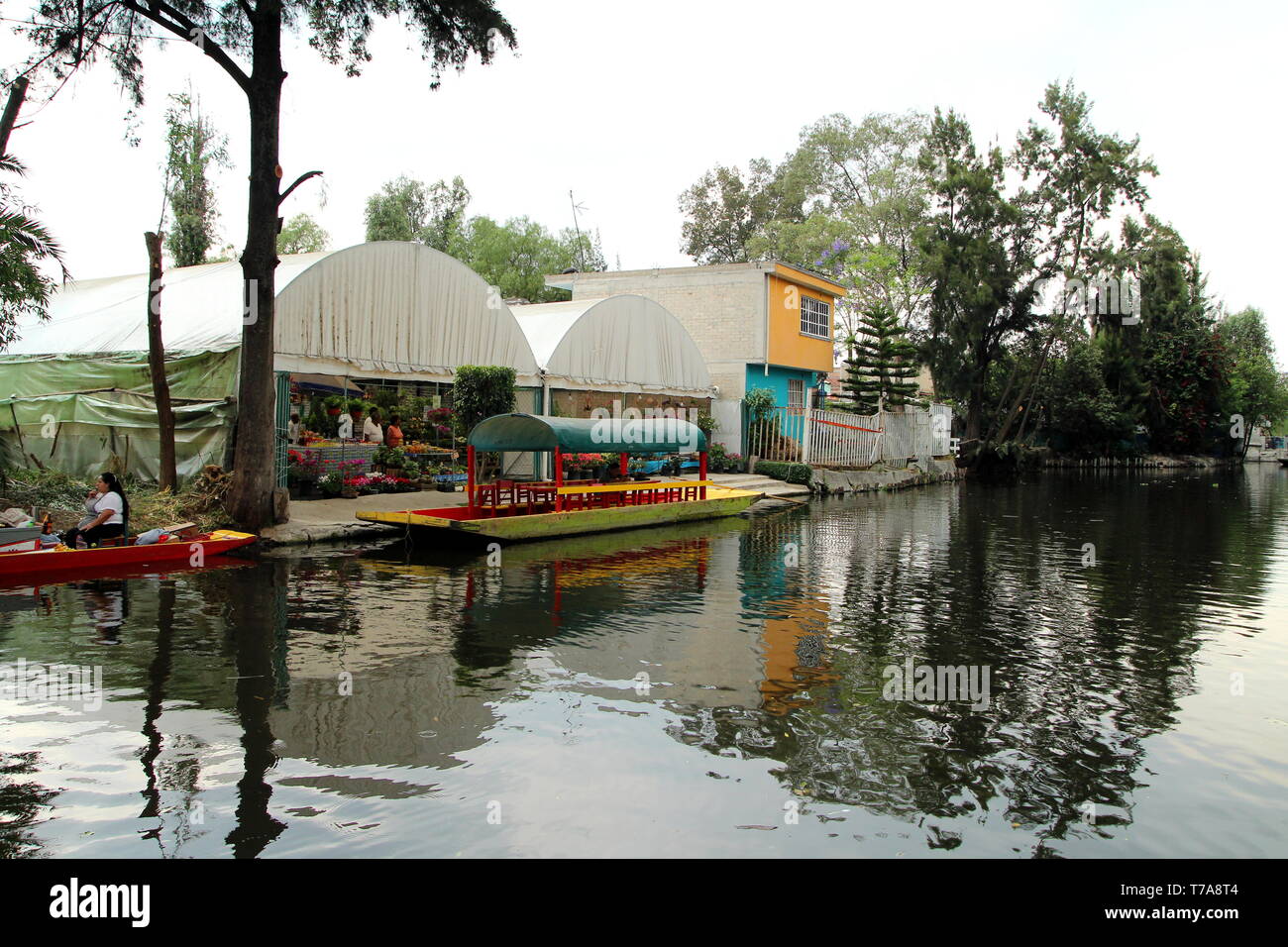 Xochimilco district in Mexico city Stock Photo - Alamy