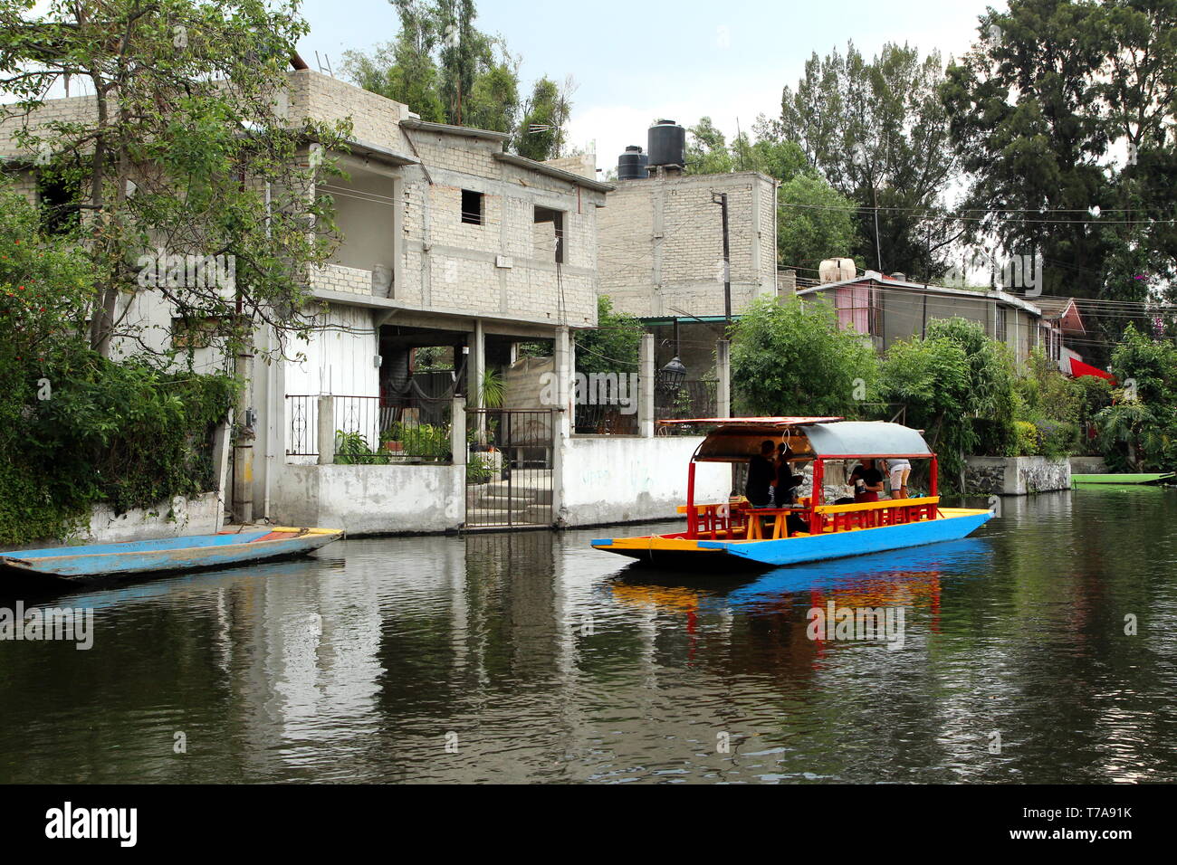 Xochimilco district in Mexico city Stock Photo - Alamy