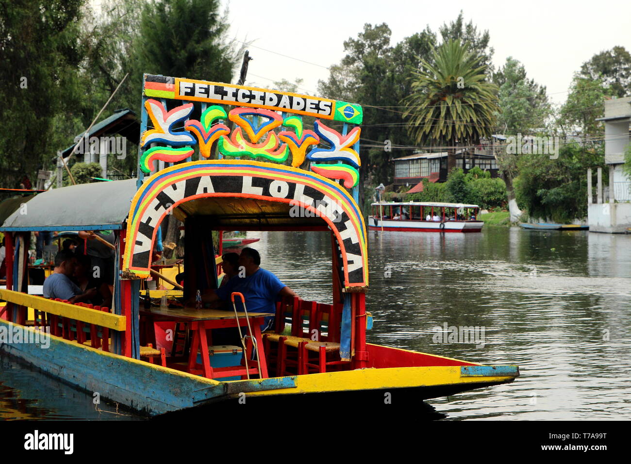 Xochimilco district in Mexico city Stock Photo - Alamy