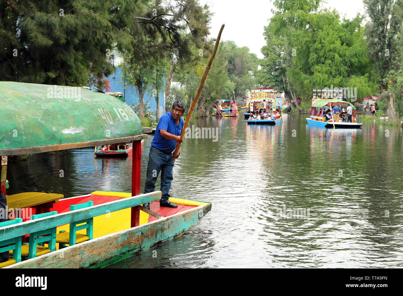 Xochimilco district in Mexico city Stock Photo - Alamy