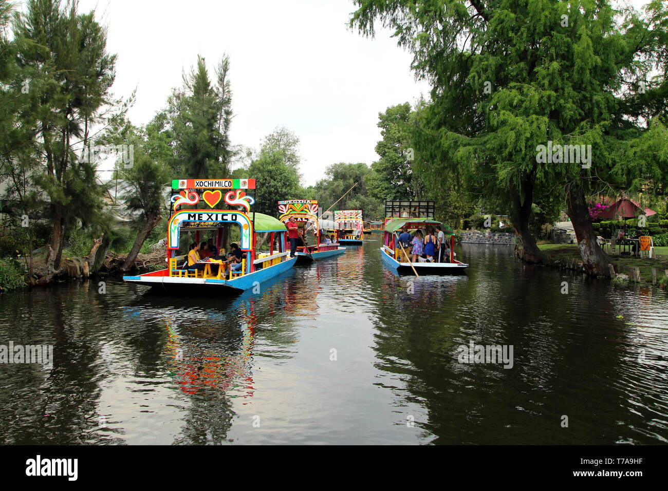 Xochimilco district in Mexico city Stock Photo - Alamy