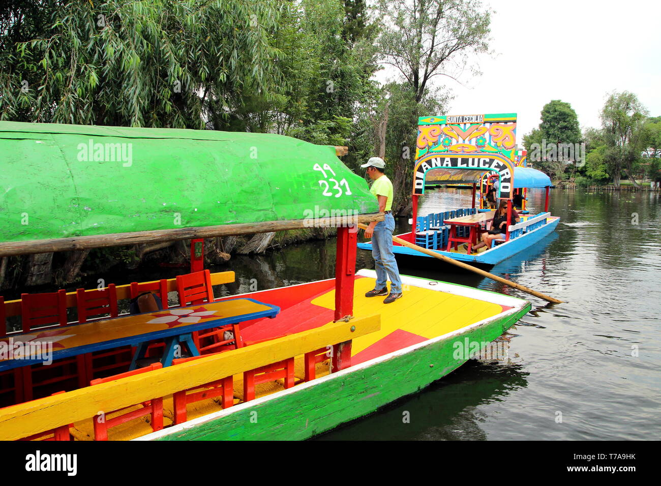 Xochimilco district in Mexico city Stock Photo - Alamy