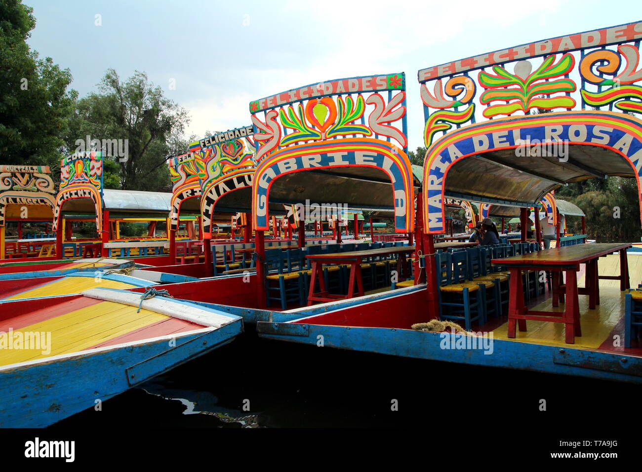 Xochimilco district in Mexico city Stock Photo - Alamy