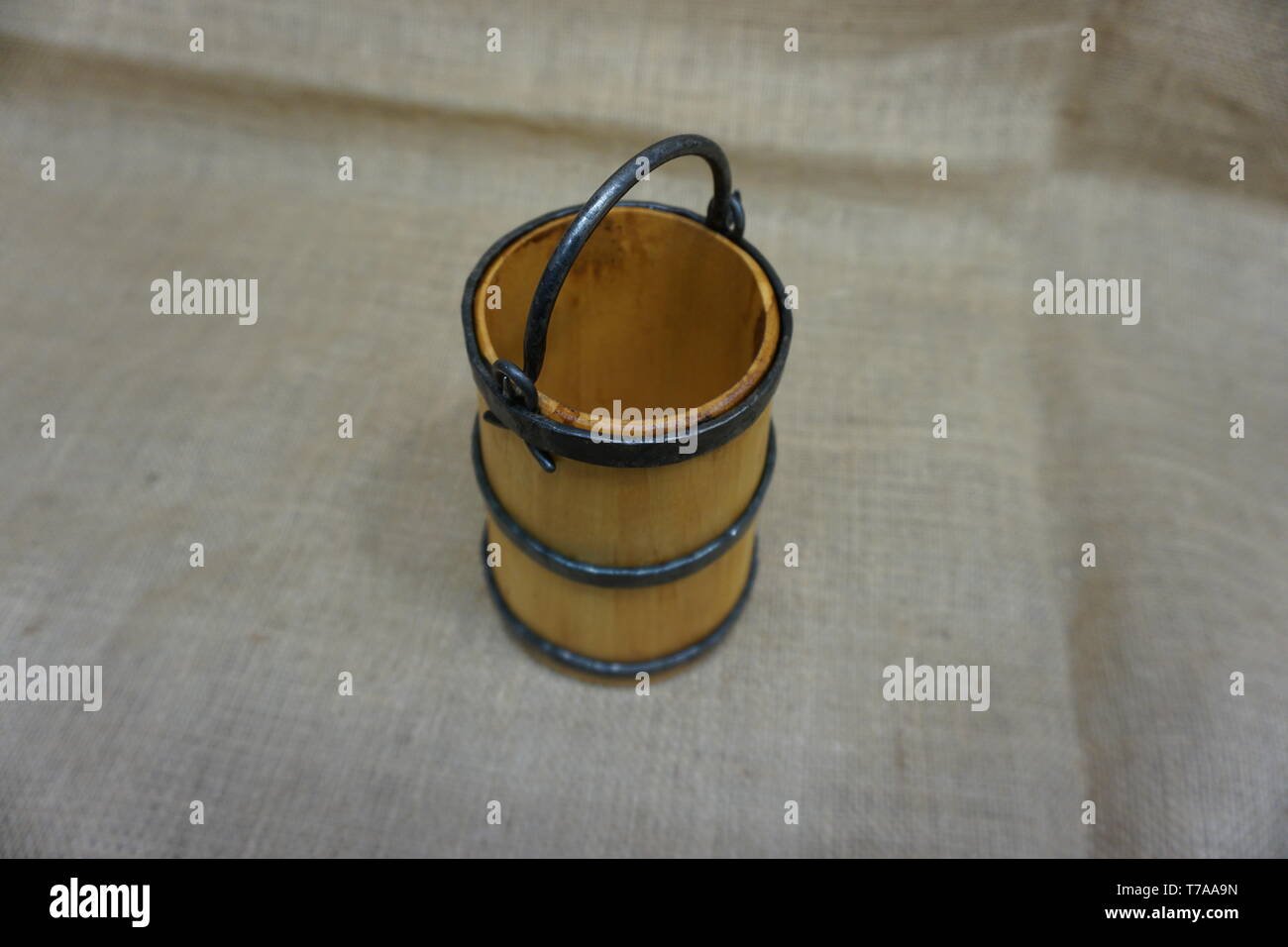 reconstructed mead hall drinking bucket from Butlers field anglo saxon ...