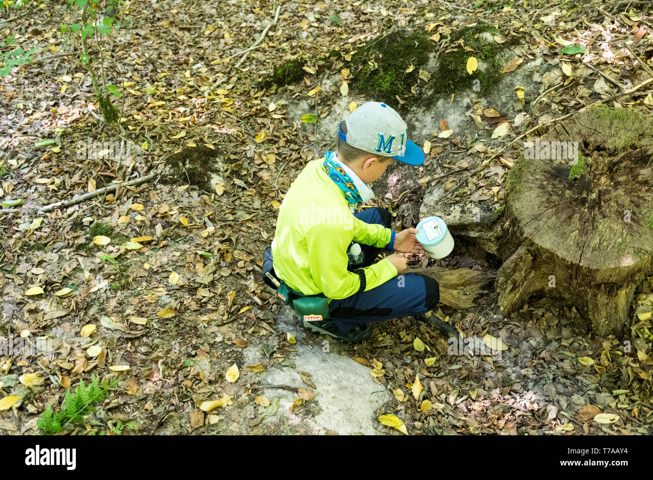Geocaching technology hi-res stock photography and images - Alamy