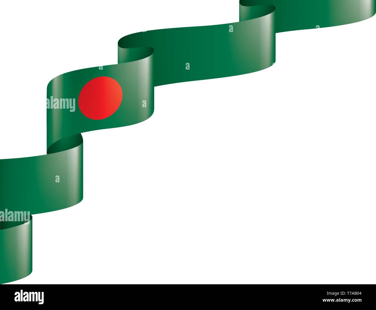 Bangladesh flag, vector illustration on a white background Stock Vector ...