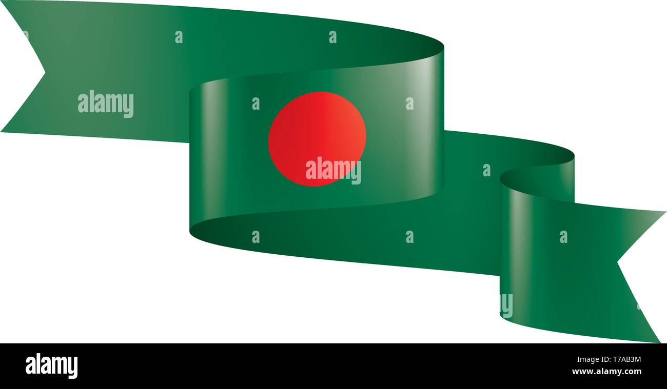 Bangladesh flag, vector illustration on a white background Stock Vector ...
