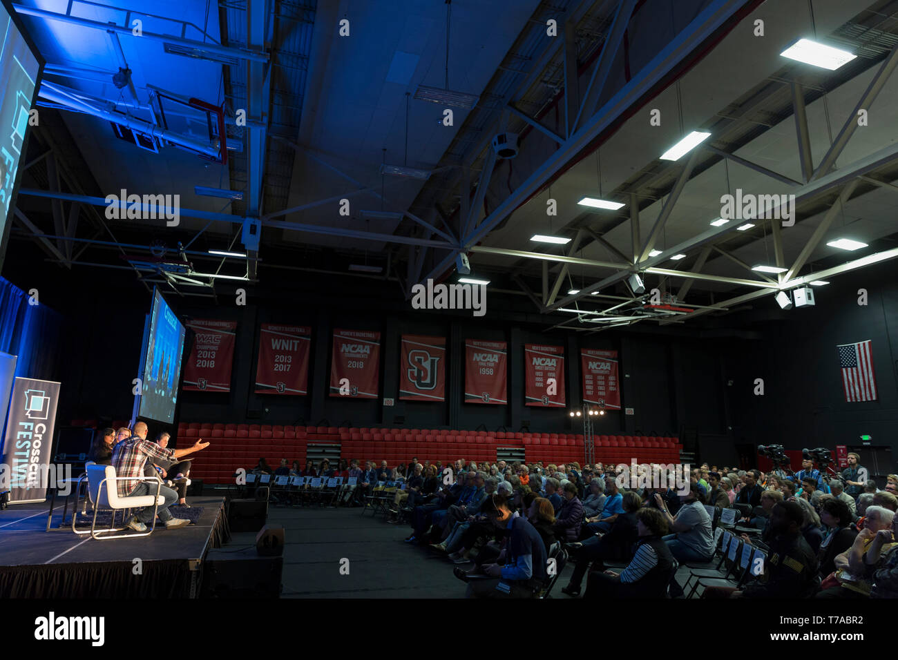 Seattle, Washington: David Plotz speaks during a panel “Socialism’s ...