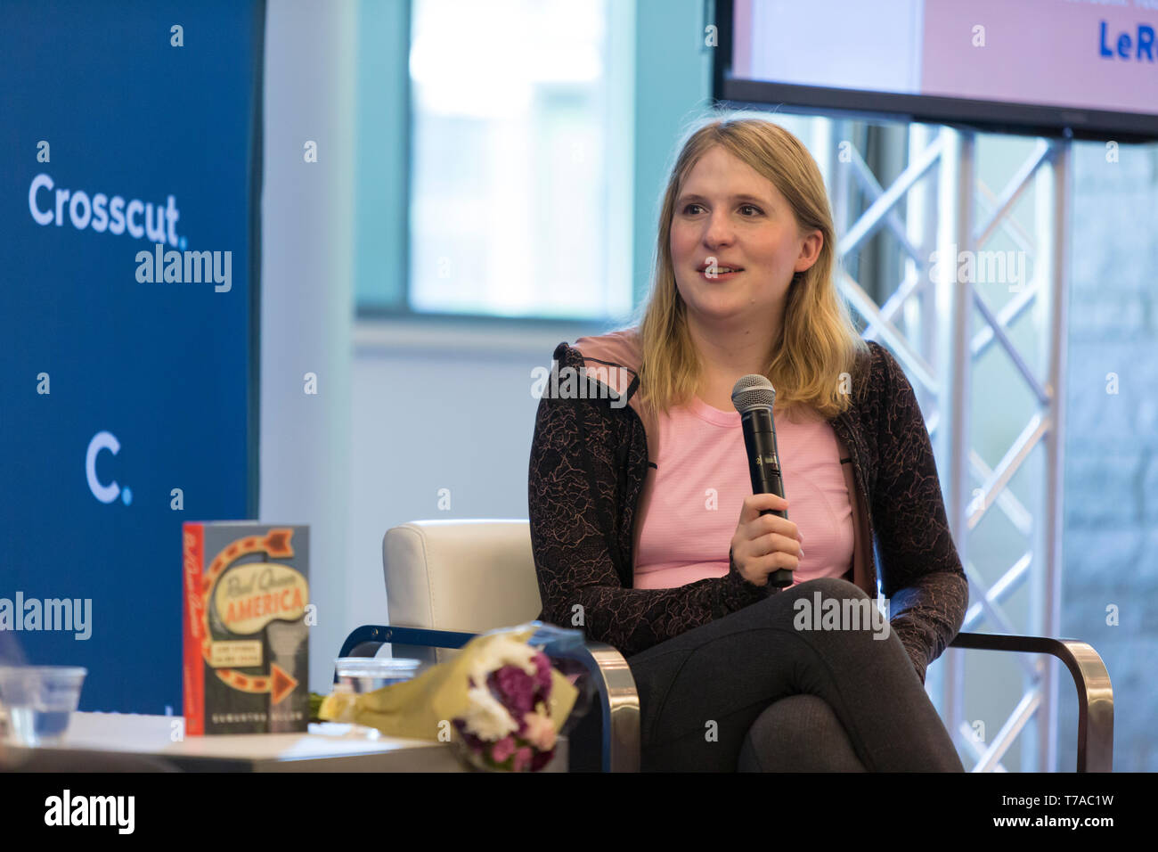 Seattle, Washington: Samantha Allen speaks during a panel “Trans in Red ...