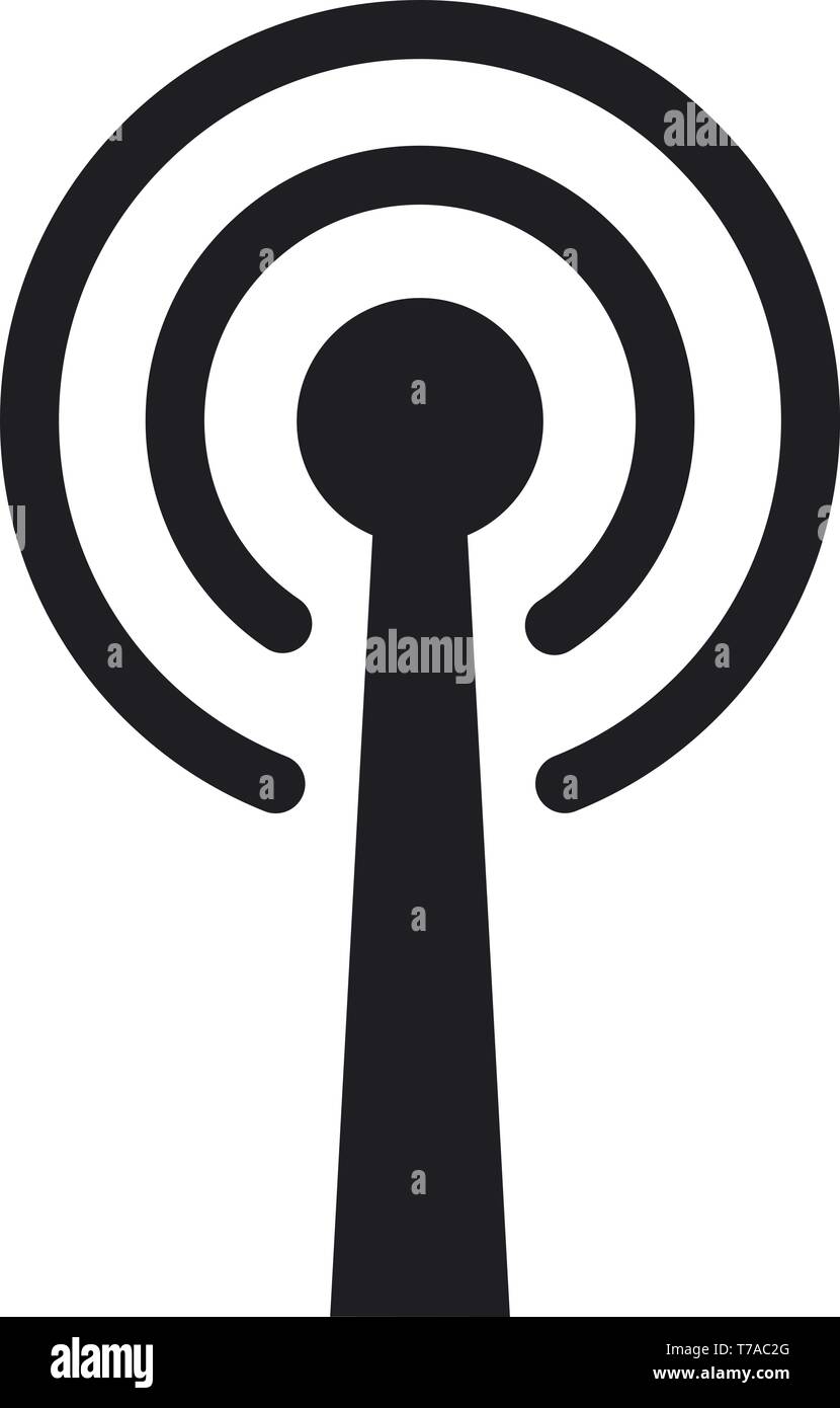 Transmitter waves Stock Vector Images - Alamy
