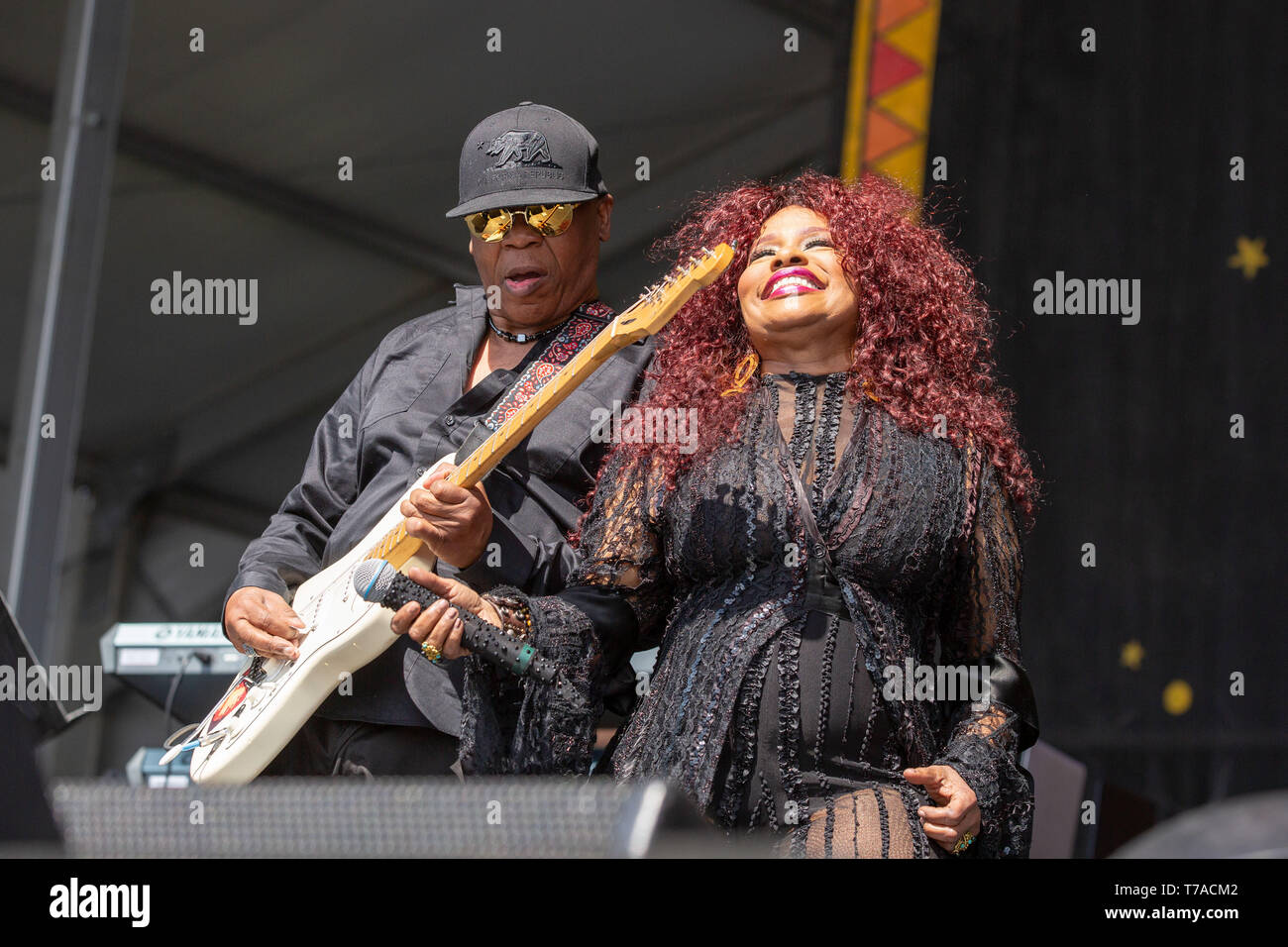 May 5, 2019 - New Orleans, Louisiana, U.S - Singer CHAKA KHAN (YVETTE ...