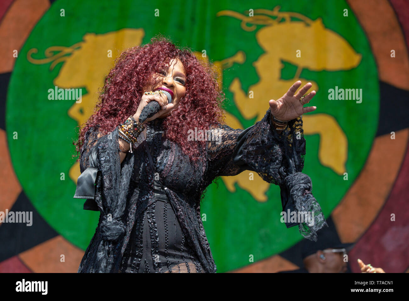 May 5, 2019 - New Orleans, Louisiana, U.S - Singer CHAKA KHAN (YVETTE ...