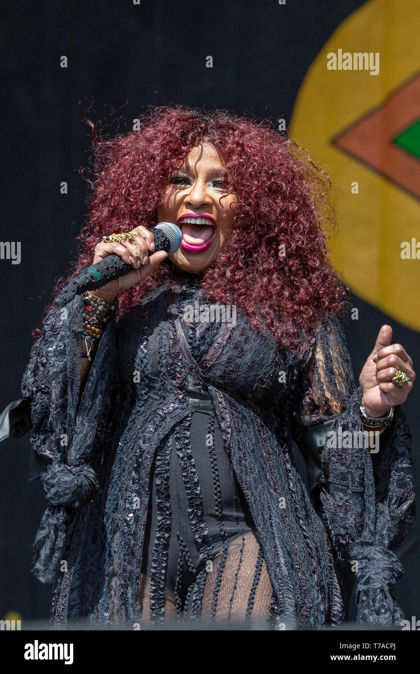 May 5, 2019 - New Orleans, Louisiana, U.S - Singer CHAKA KHAN (YVETTE ...