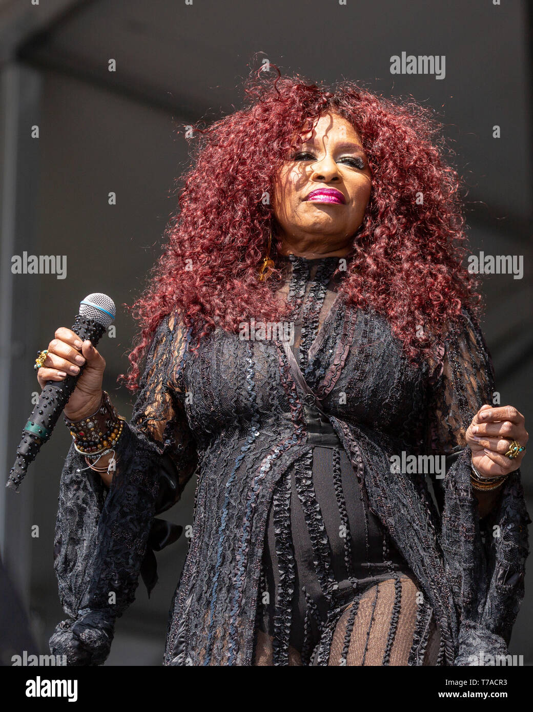 May 5, 2019 - New Orleans, Louisiana, U.S - Singer CHAKA KHAN (YVETTE ...